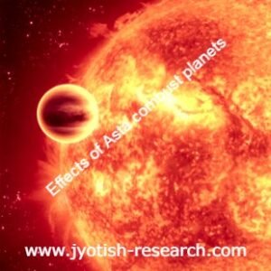 Effects of Asta Combust planets - Life Solutions by Astrologer Ashish Desai